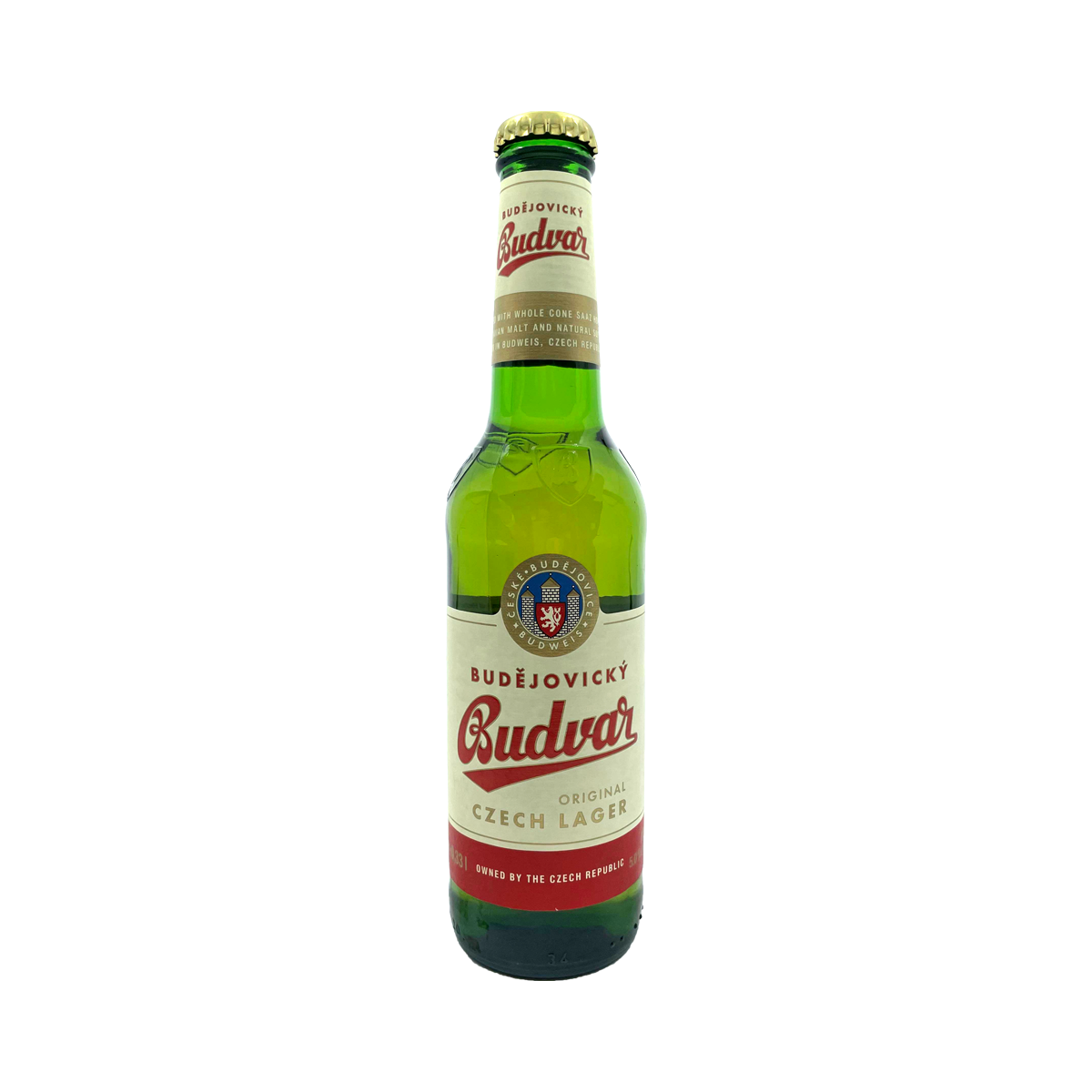 Budvar Brewery - Budvar Czech Lager 5% 330ml Bottle – Beer 360