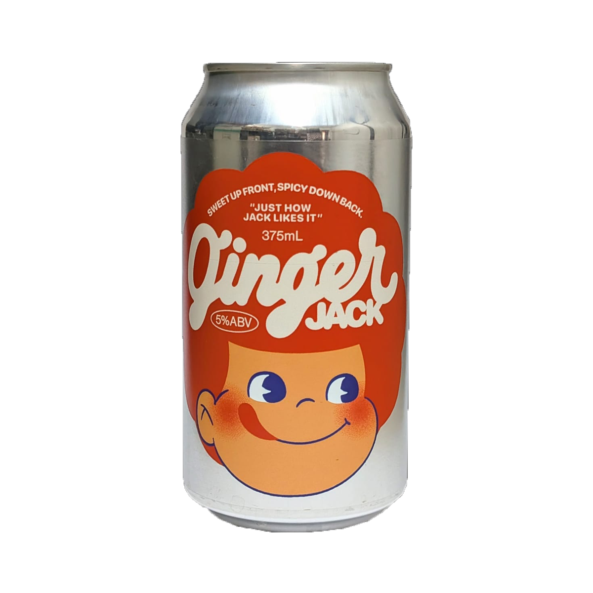 2 Brothers Brewing - Ginger Jack Alcoholic Ginger Beer 5% 375ml Can ...