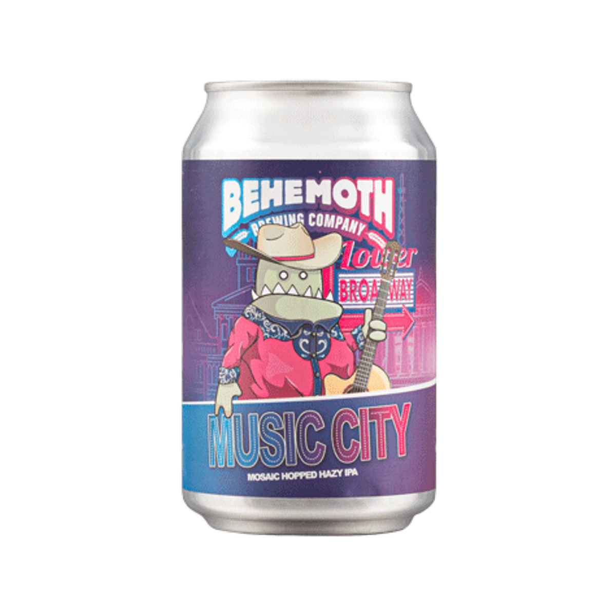 Behemoth Brewing Co - Music City Mosaic Hopped Hazy IPA 6.3% 440ml Can ...
