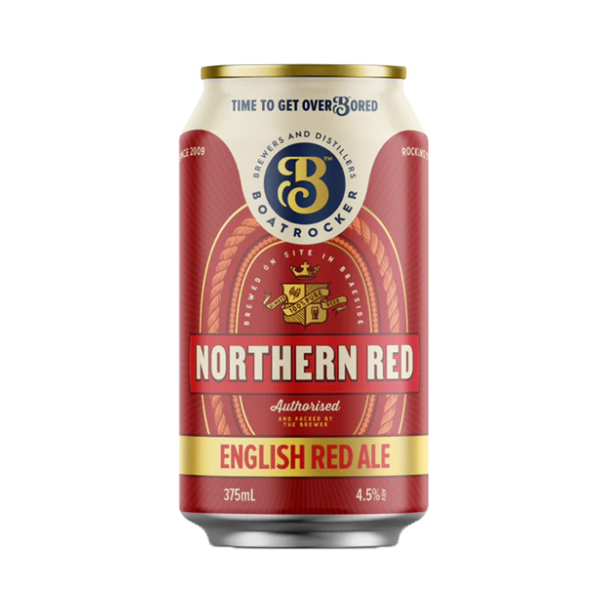 Boatrocker Brewers & Distillers - Northern Red English Red Ale 4.5% 37 ...