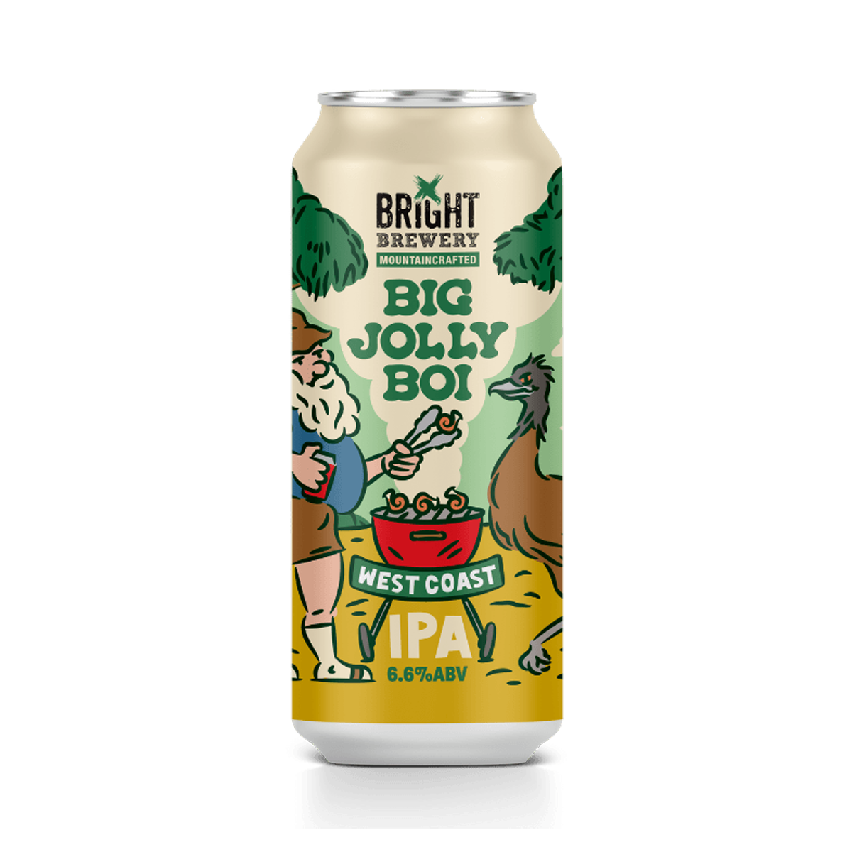 Bright Brewery - Big Jolly Boi West Coast IPA 6.6% 440ml Can – Beer 360