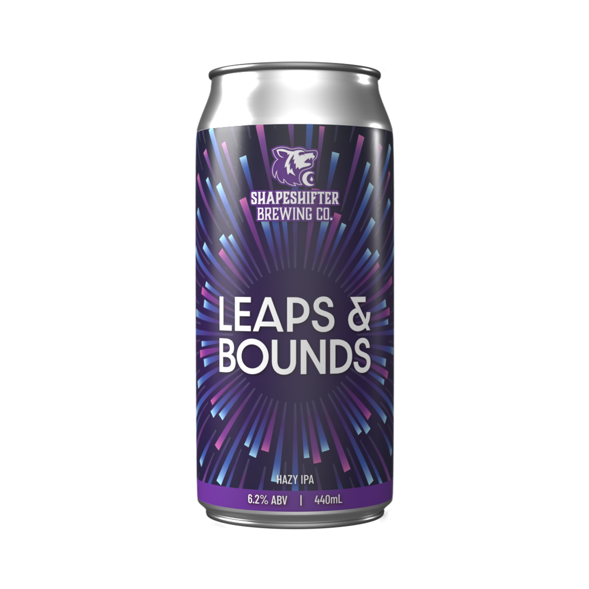 Shapeshifter Brewing Co - Leaps & Bounds Hazy IPA 6.2% 440ml Can – Beer 360